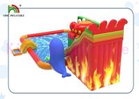 China Large Inflatable Water Playground Sea Animal Theme Multi Play Slides with pool for sale