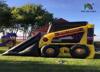 China Commercial PVC Mighty Loader Inflatable Jumping House With Slide For Backyard Fun for sale