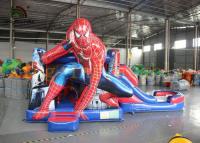 China Kids Playground Spider Bouncy Jumping Castle With Slide By Durable PVC for sale