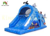 China Colorful Sea World Kids Indoor Toys Inflatable Obstacle Course with Fire Retardant PVC Materials for sale