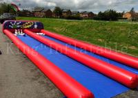 China Customized Ourdoor Inflatable Sports Games , Airtight PVC Human Bowling Ball for sale
