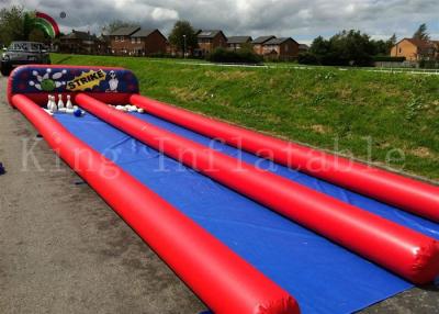 China Customized Ourdoor Inflatable Sports Games , Airtight PVC Human Bowling Ball for sale