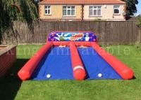 China Customized Ourdoor Inflatable Sports Games , Airtight PVC Human Bowling Ball for sale