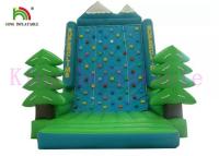 China Forest Immersive Rock Climbing 0.55mm PVC Inflatable Sports Games / Climbing Wall for sale