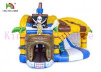China Custom 0.55mm PVC Pirate Inflatable Jumping Castle OEM Color For Adults And Kids for sale