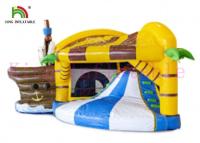 China Custom 0.55mm PVC Pirate Inflatable Jumping Castle OEM Color For Adults And Kids for sale