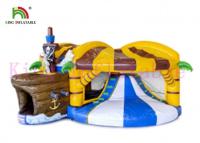 China Custom 0.55mm PVC Pirate Inflatable Jumping Castle OEM Color For Adults And Kids for sale