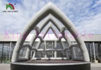 China White PVC Inflatable Event Tent With Sydney Opera House Shape And Transparent Roof for sale