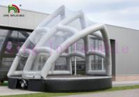 China White PVC Inflatable Event Tent With Sydney Opera House Shape And Transparent Roof for sale