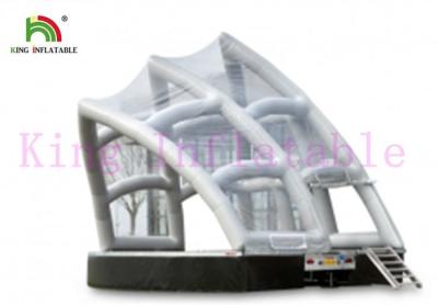 China White PVC Inflatable Event Tent With Sydney Opera House Shape And Transparent Roof for sale