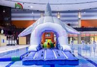China Multiplay Colorful PVC Water Park For Kids , Inflatable Toy With Obstacle / Slide for sale