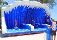 China Simulated Surfing Inflatable Sports Games 0.55mm PVC Sea Blue / White Inflatable Toy for sale