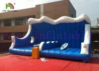 China Simulated Surfing Inflatable Sports Games 0.55mm PVC Sea Blue / White Inflatable Toy for sale