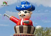 China Adventuring Pirate Inflatable Rock Climbing Wall PVC Tropic Taste Blow Up Sports Games for sale