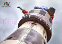 China Adventuring Pirate Inflatable Rock Climbing Wall PVC Tropic Taste Blow Up Sports Games for sale