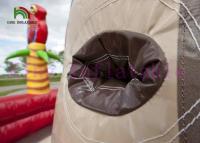 China Adventuring Pirate Inflatable Rock Climbing Wall PVC Tropic Taste Blow Up Sports Games for sale