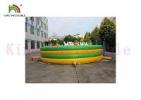 China PVC Tarpaulin Colorful Commercial Bounce Houses Rabbits / Carrots Jumping Playground for sale