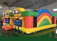 China Colorful Minions Commercial Bounce Houses CE Digital Printing PVC Jumping Ground for sale