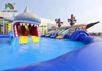 China Pirate / Shark 0.9mm PVC Inflatable Water Park Multiplay / Colorful Playground for sale