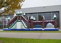 China 0.55mm PVC Ice And Snow World Inflatable Sports Games / Amazing Design Obstacle Course for sale