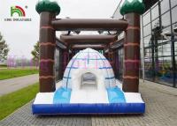 China 0.55mm PVC Ice And Snow World Inflatable Sports Games / Amazing Design Obstacle Course for sale