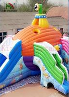 China Submarine Inflatable Water Slide Colorful Digital Printing For Kids for sale