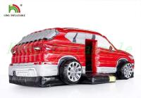 China Red Car Commercial Bounce Houses  ,  Tarpaulin Jumping Castle Paradise for sale