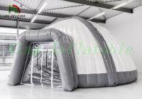 China White Grey Dome Spider Inflatable Event Tent By Waterproof PVC Tarpaulin for sale