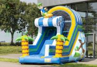 China Tropical Inflatable Dry Slide , Surfing Happy Boy PVC Slide For Kids for sale