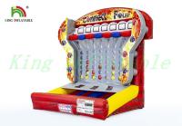 China Plato 0.4 0.55mm PVC Tarpaulin Classic 4 In A Row Games With  Blower Eco - Friendly for sale