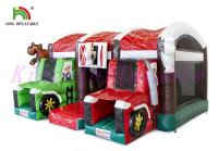 China Attractive  Farm Theme PVC Blow Up Bouncy Tractor / Childrens Bouncy Castle for sale