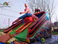China Customize Spiderman Multiplay Inflatable Obstacle Course  2 Years Warranty for sale