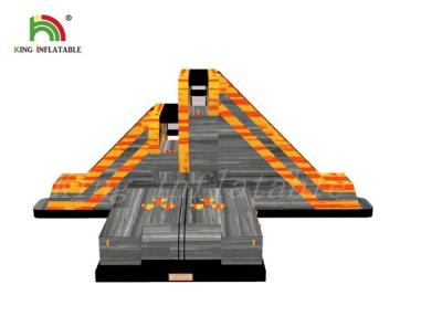 China Safe Anti - Tear  Blow Up Diving Platform With Slides Unique Combo Sport Games for sale