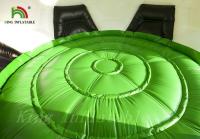 China Multicolored Football Blow Up Bouncy House Durable 0.55mm PVC Tarpaulin Material for sale