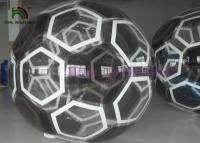 China Soccer Type Inflatable Walk On Water Ball , Black Kids Water Sports Games for sale