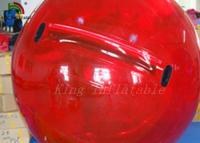 China Red 0.8mm PVC / PTU 2m Diameter Inflatable Walk On Water Ball With Printing for sale