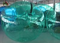 China Eco-friend Green PVC Inflatable Walk On Water Ball 2m Dia Water Ball For Water Fun for sale