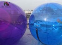 China Durable colorful Inflatable Walk On Water Ball 2m Dia 1.0mm Waterproof PVC For Rental for sale