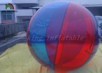 China Durable Semi Transparent PVC Inflatable Walk On Water Ball for Amusement Park for sale