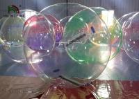 China 1.0 mm Transparent PVC / TPU Inflatable Walk On Water Ball EN71 Standard for sale