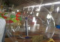 China 1.0 mm Transparent PVC / TPU Inflatable Walk On Water Ball EN71 Standard for sale
