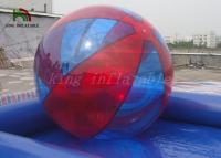 China Colorful PVC / TPU Inflatable Human Hamster Ball For Aqua Park Ball Games for sale