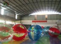 China Indoor Outdoor 1.0 mm PVC / TPU Inflatable Walk On Water Ball Of 2m Diameter for sale