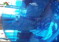 China 2m Dia Blue PVC Inflatable Walk On Water Ball Customized For Kids And Adults for sale
