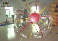 China 1.0mm PVC / TPU Inflatable Walk On Water Ball Walking Ball Self-Stand 2m Diameter for sale