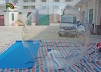 China Transparent Inflatable Walk On Water Ball Water Walking Ball 2 m Diameter 0.8mm PVC for sale
