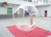 China Transparent Inflatable Walk On Water Ball Water Walking Ball 2 m Diameter 0.8mm PVC for sale
