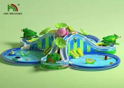 China Funny Large Inflatable Water Parks , Children Floating Playgrounds EN71-2-3 Certificate for sale