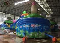 China Funny Large Inflatable Water Parks , Children Floating Playgrounds EN71-2-3 Certificate for sale