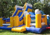 China Tropic Dolphin Theme Blow Up Combo Play Park For Backyard Fun for sale